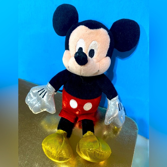 Disney | Toys | Disney Ty Vtg 23 Sparkle Mickey Mouse Plush Shiny ...